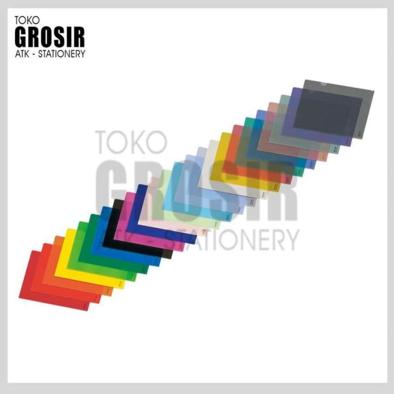 Jual Lihit Lab Map Document Transparant Clear Sleeve A4 / Map L F-78 Di ...