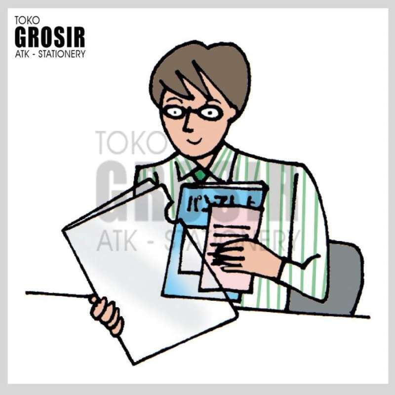 Jual Lihit Lab Map Document Transparant Clear Sleeve A4 / Map L F-78 Di ...