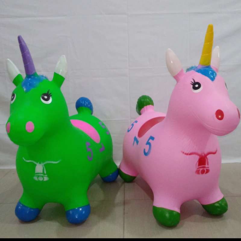 Jual Animal Jumping Musik Lampu A+ Unicorn/kuda Kudaan Anak Di Seller ...