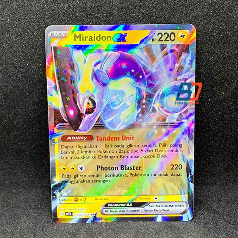 Jual Kartu Pokemon Miraidon Ex Tcg Indonesia Di Seller Babakan Dangdeur ...