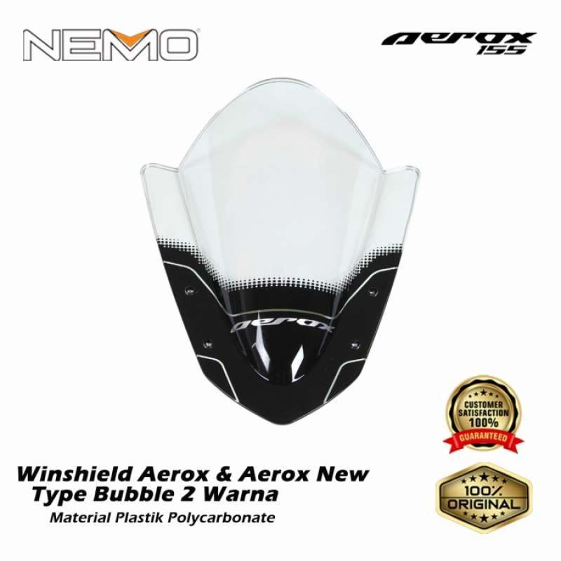 Promo Visor Windshield Aerox & Aerox New Baru 2020 2 Tone/warna Bubble ...