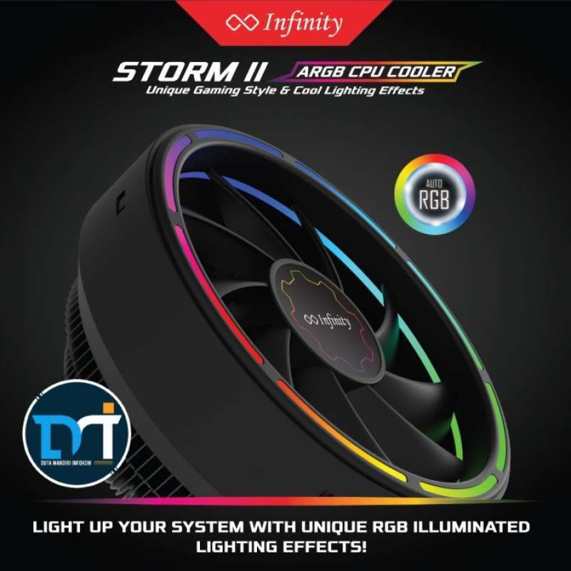 Promo Infinity Strom II ARGB - Air CPU Cooler for Intel & AMD Diskon 23 ...