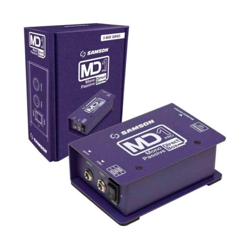 Promo Samson Md1 Pro - Mono Passive Direct Box Original Diskon 23% di ...