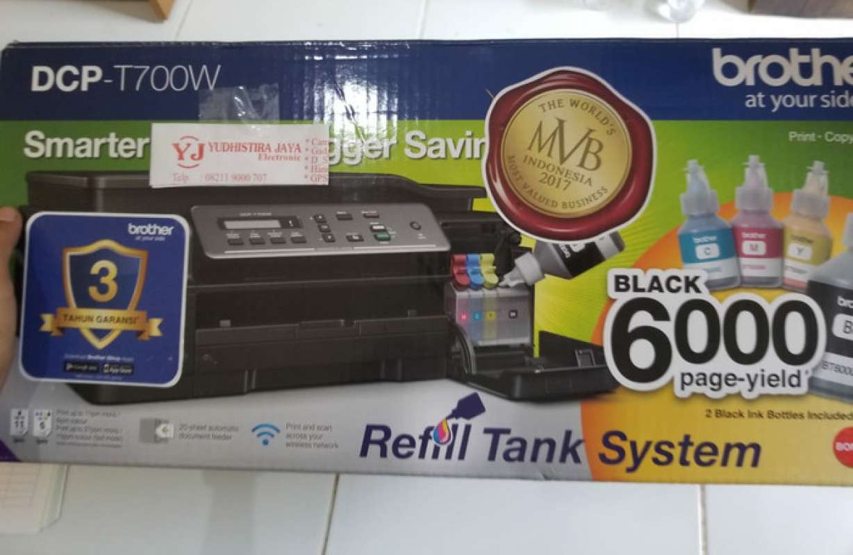 Promo Brother Dcp-T700W Wifi Adf Al In One Infus Garansi Resmi Brother ...
