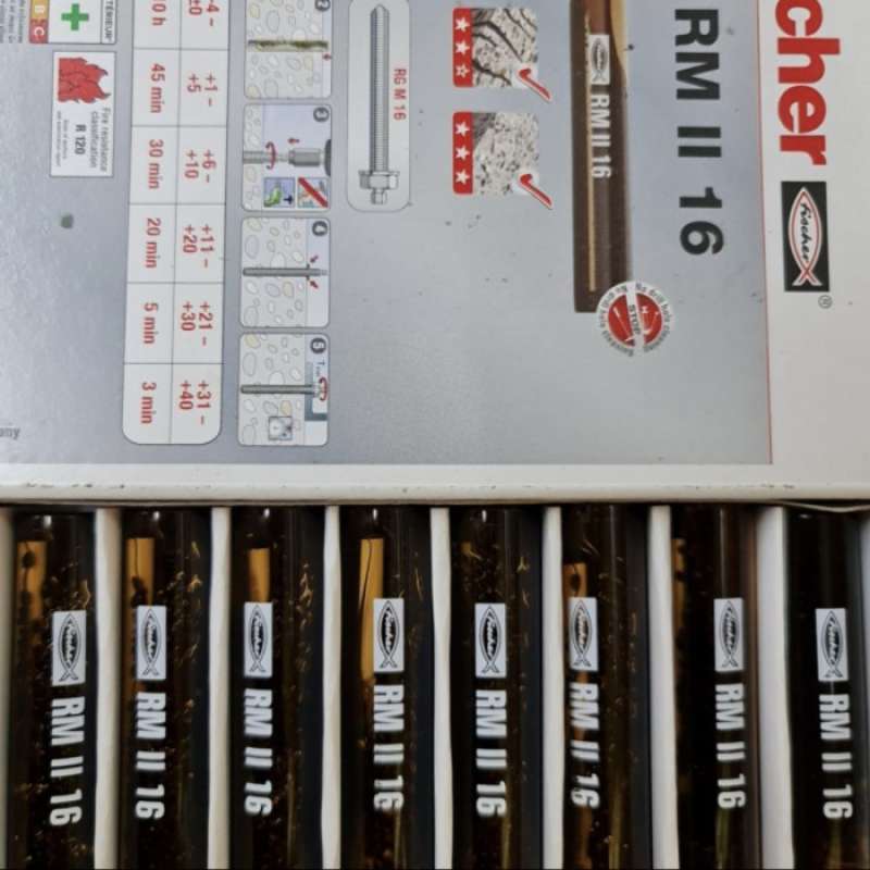 Promo Fischer Rm Ii 16 M16 Chemical Anchor Lem Angkur Kapsul Diskon 23% ...