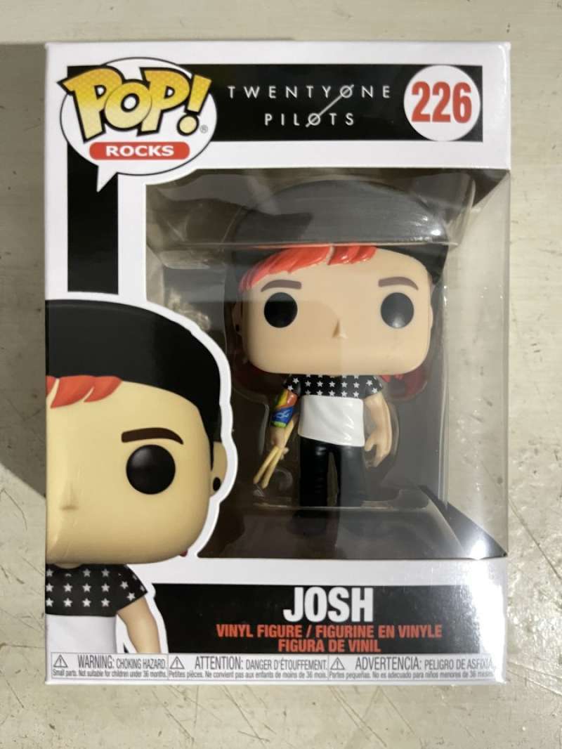 Promo Funko POP! Rocks: TWENTY ONE PILOTS - Josh Dun / Joshua William ...