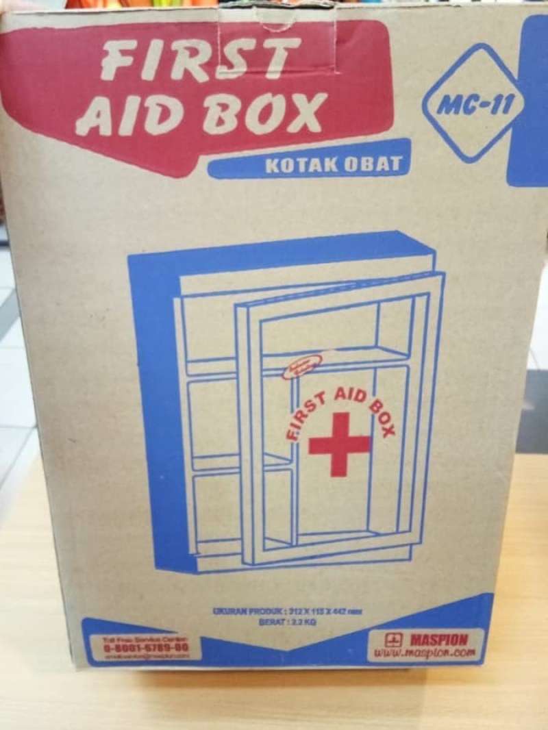 Promo Kotak P3K Dinding + Isi First Aids Type C Diskon 26% di Seller ...