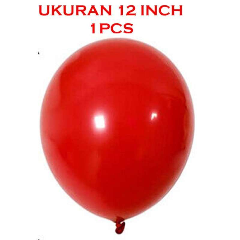 Promo balon merah putih polos hiasan 17 agustus Diskon 23% di Seller ...