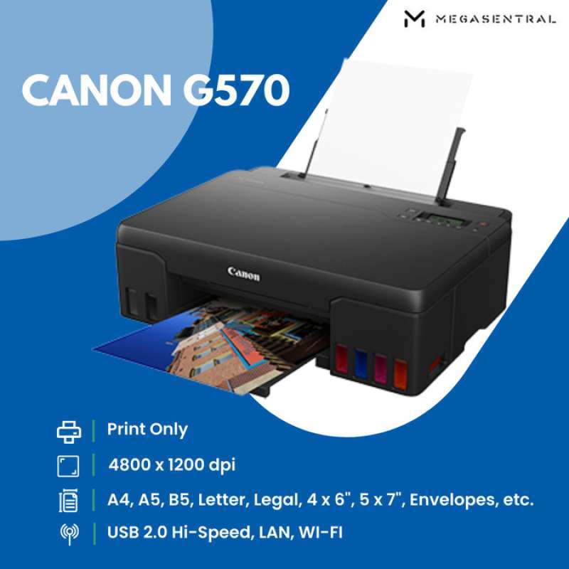 Jual Canon Inkjet Printer Pixma G570 6 Tinta Cocok Untuk Cetak Foto di ...