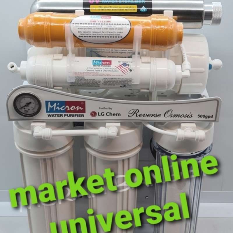 Promo Mesin Ro 500 Gpd 7 Step Bio Energy + UV Ultraviolet 1 Gpm Diskon ...