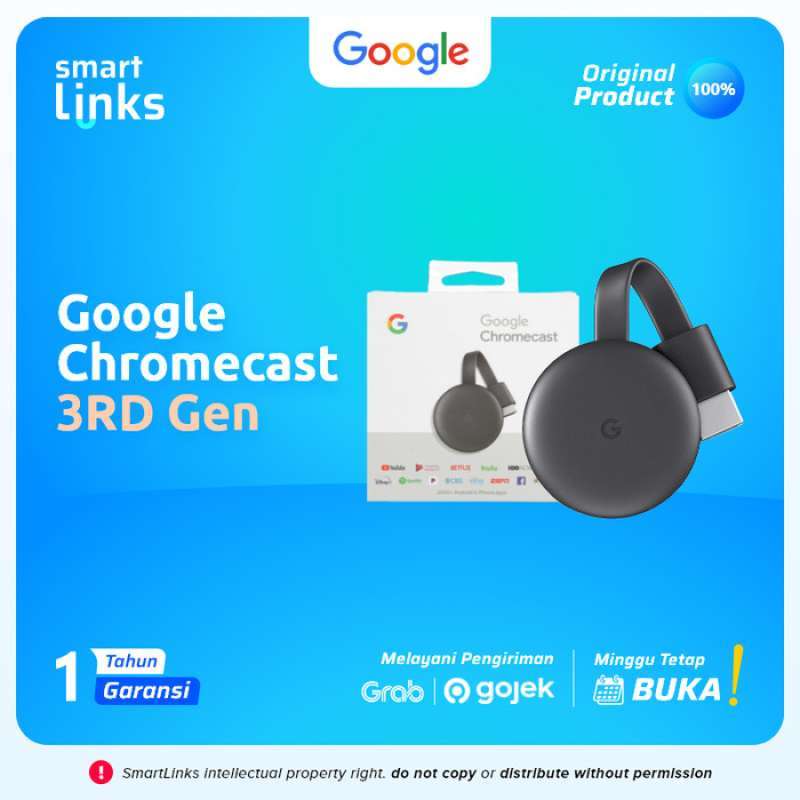 Promo Google Chromecast 3rd Generation / Google Chrome Cast 3 Hdmi ...