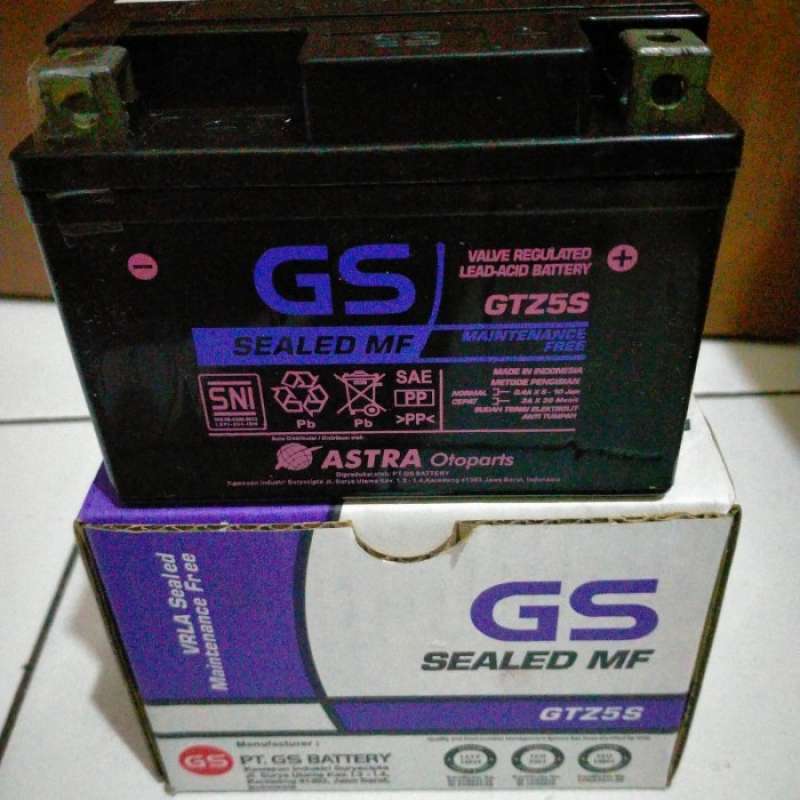 Promo Honda Beat Gtz5 Gtz5s Gtz 5s Gs Y Accu Kering Mf Diskon 17% Di ...