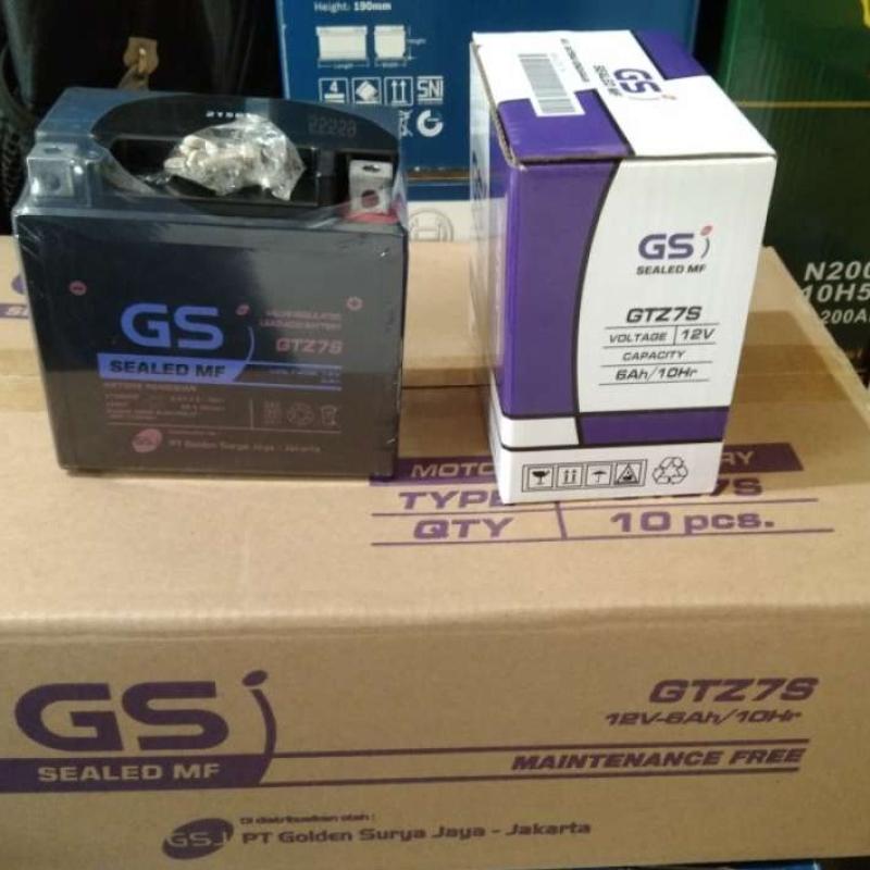 Promo Aki Motor Honda Beat Street Iss Fi Gs Gtz7S = Gtz6V Accu Kering ...