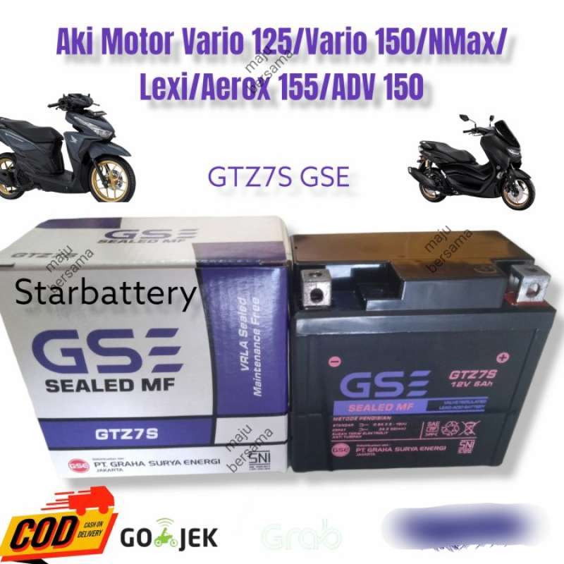 Promo Aki Motor Honda Pcx 150 (Gtz7S Gs E) Aki Kering Honda Pcx 150 Diskon 17% di Seller Golden ...