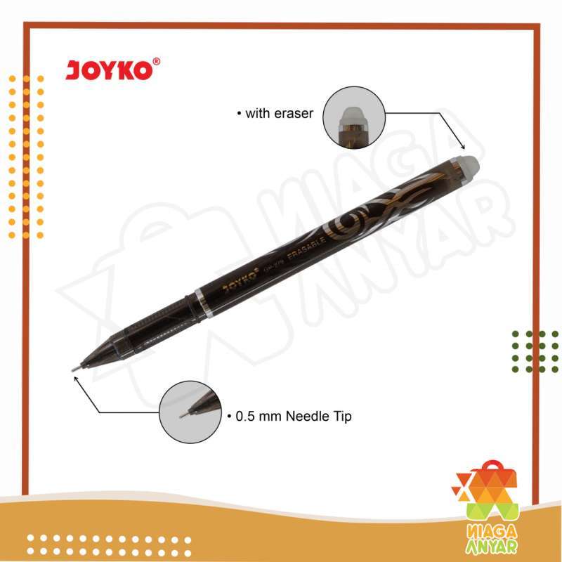 Promo NA Joyko Stark Pulpen Gel 0.5 mm / Erasable Shokyo Bisa Dihapus ...