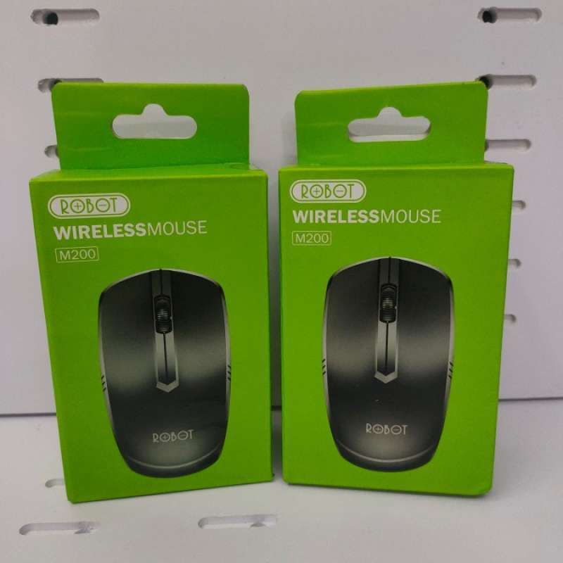 Promo Mouse Wireless Murah ROBOT M200 Wireless Mouse Robot m200 Garansi ...