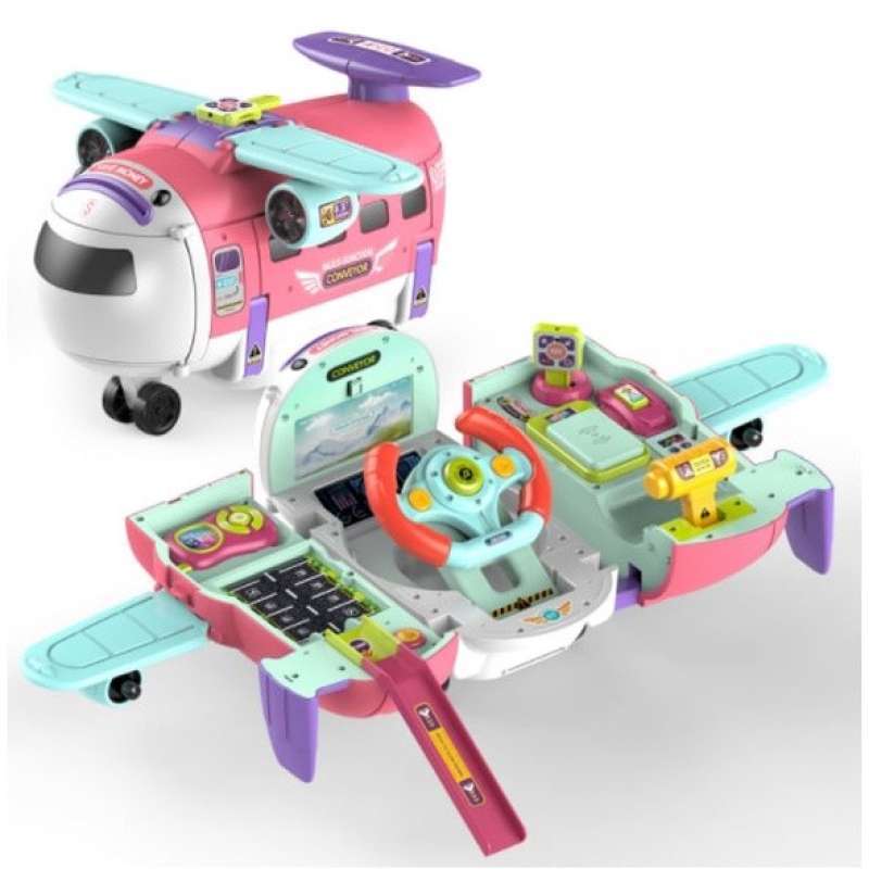 Jual 3in1 Multi Function Plane Co Pilot Flying Bus Driver Simulation ...