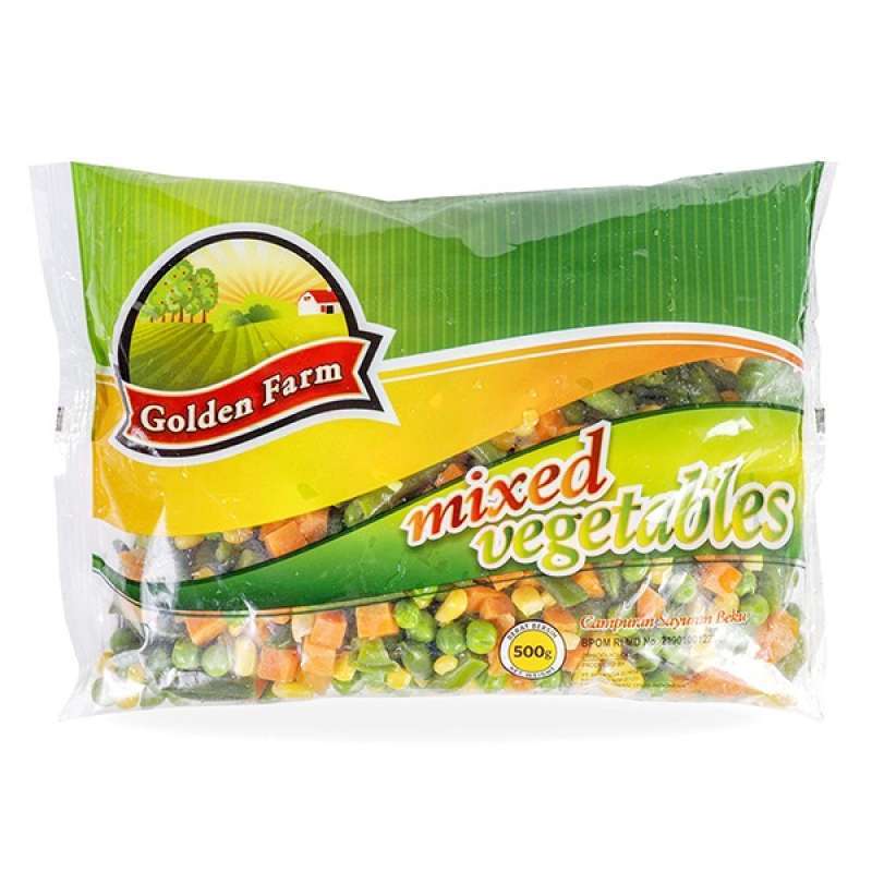 Jual Golden Farm Mixed Vegetables 500g / 500 Gram Campuran Sayuran Beku ...