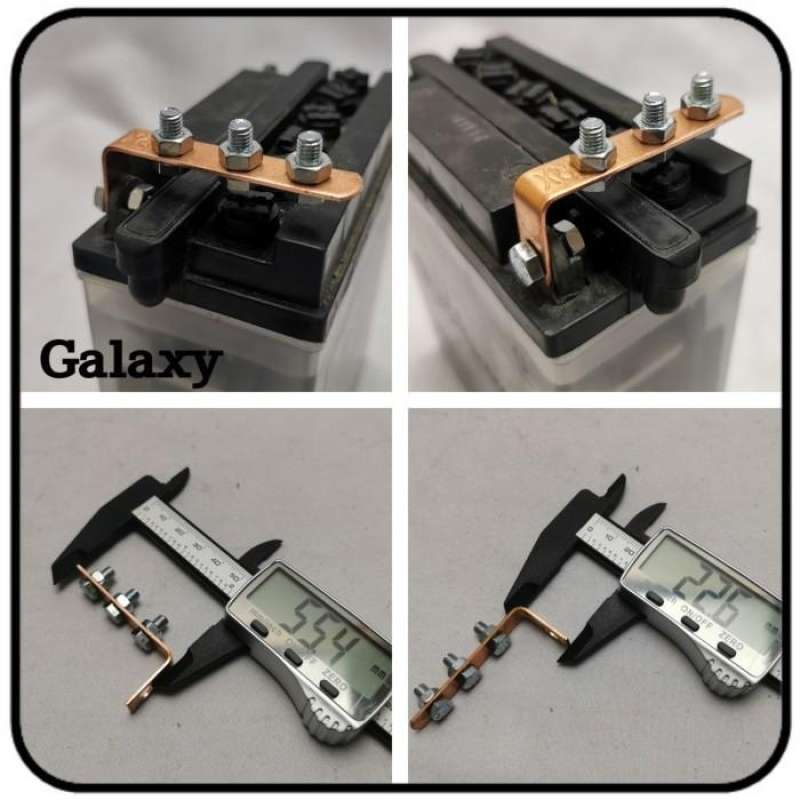 Jual Terminal Plat Tambahan Accu Aki Motor - Ground Plus Universal ...