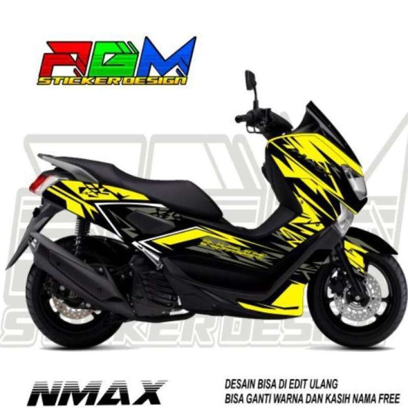 Promo Sticker Decal Yamaha Nmax 150 Old Full Body Motif Grafis New ...