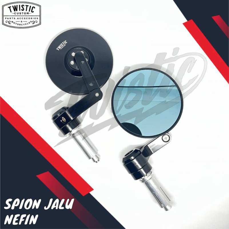 Promo Spion Jalu Bar End Nefin Motor XSR Benelli Vespa W175 Royal ...