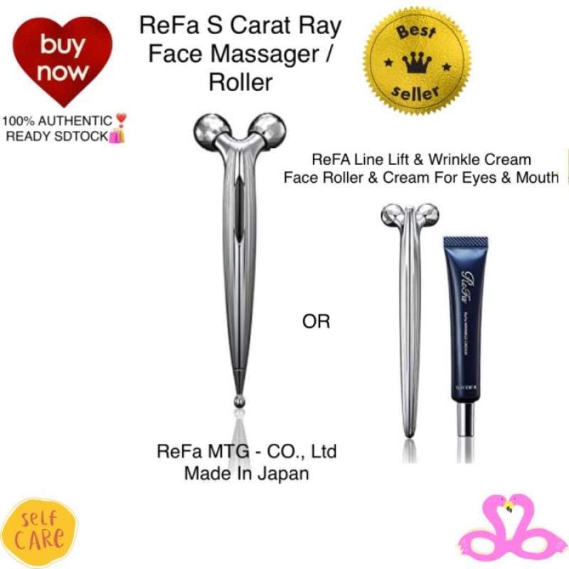 Promo Refa Refa S Carat Ray Face Beauty Roller W/micro Current (no Charging) Diskon 23% Di ...