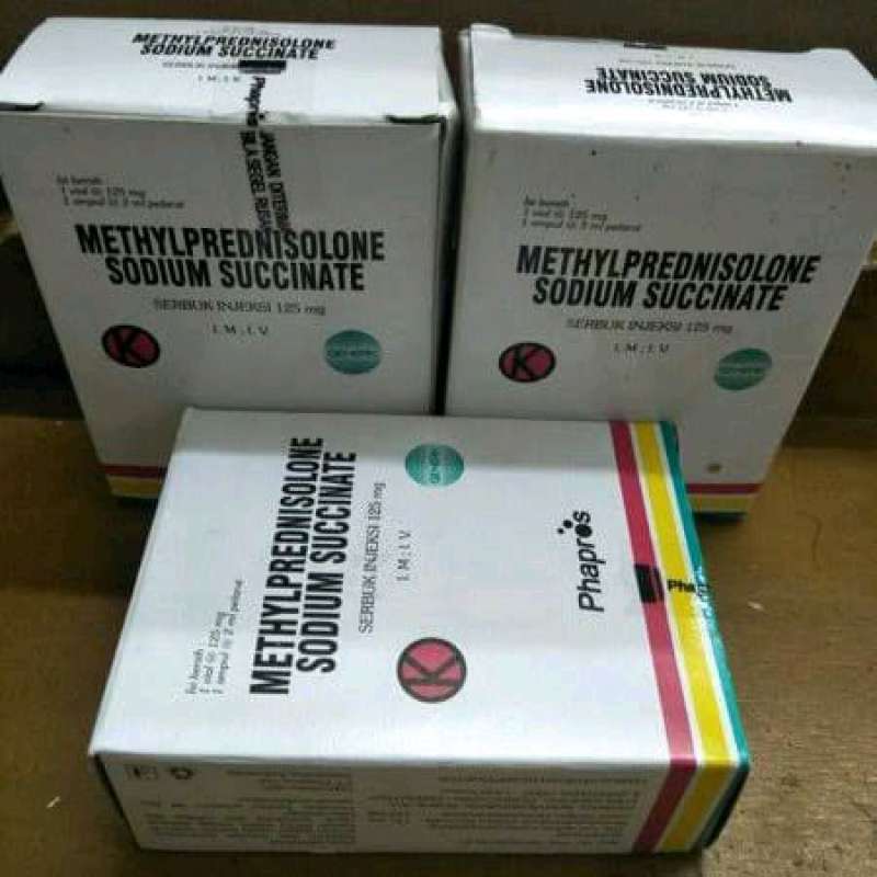 Jual Methylprednisolone 125 Mg Injeksi Per Box Di Seller Apotek Balanak ...