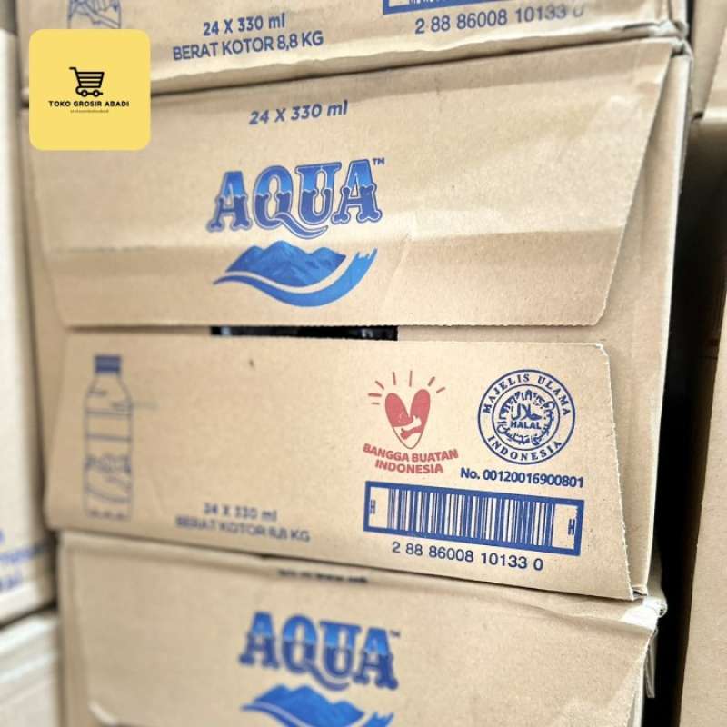 Jual Aqua 330 Ml 1 Dus Termurah - Harga Grosir Terupdate Hari Ini | Blibli