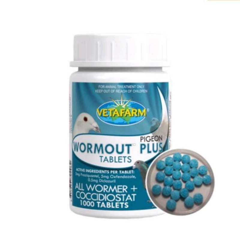 Jual Wormout Vetafarm Obat Cacing Import Pada Burung worm out Capsul ...