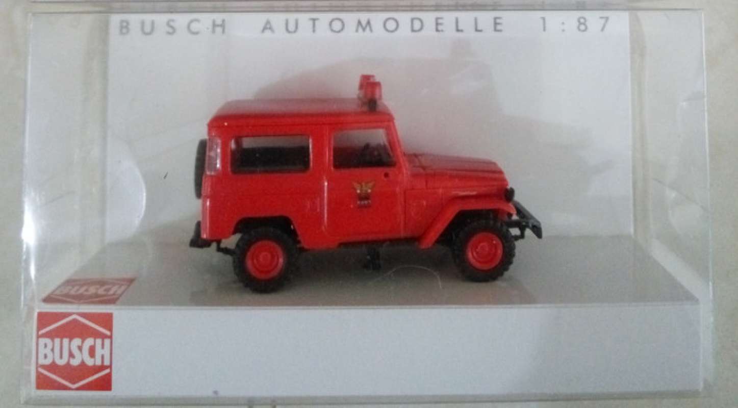 Promo Busch Toyota Land Cruiser TLC FJ40 Pemadam Kebakaran HO diecast ...