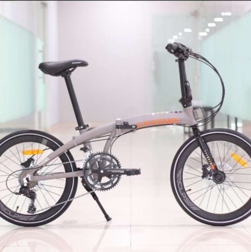 Jual sepeda lipat / folding bike 20 element ecosmo z8 hidrolik di ...