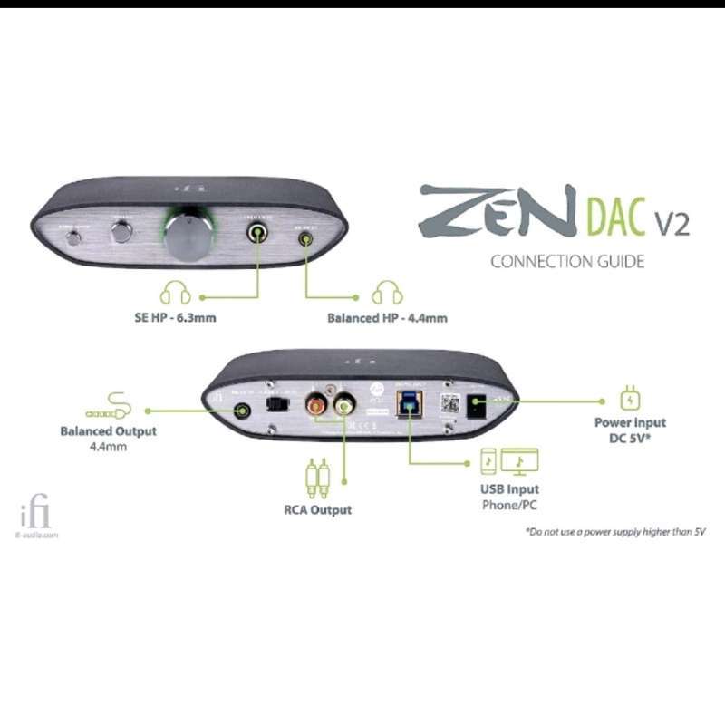 Jual Ifi Zen Dac V2 Hi-res Dac Amplifier With 4.4mm Balanced Output Di Seller Gap Tech Official ...