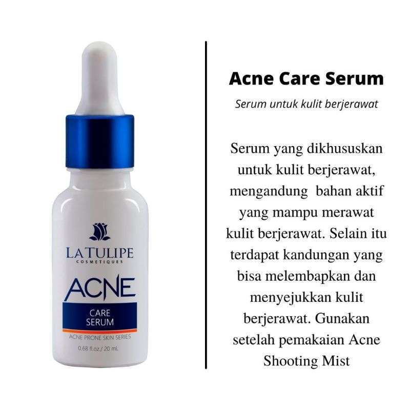 Jual La Tulipe Acne Care Serum 20ml di Seller JM Kosmetik Plg - Plaju ...