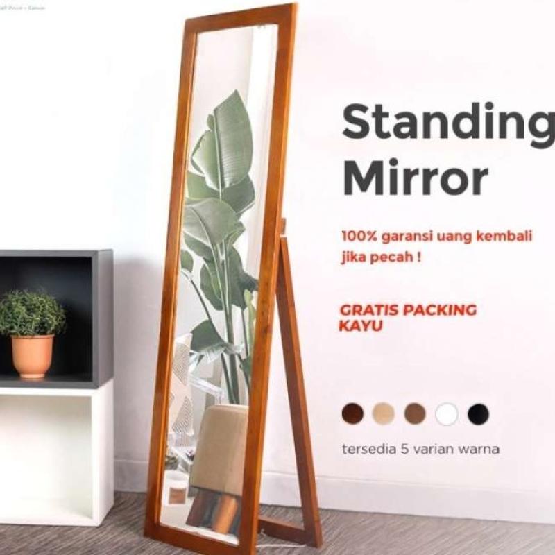 Jual STANDING MIRROR CERMIN BERDIRI FULL BODY TYPE FRAME -GOSEND&GOCAR ...
