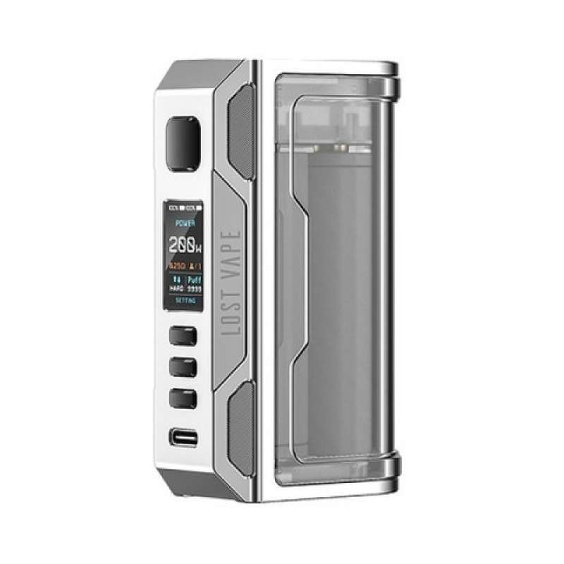 Promo Lost Vape Thelema Quest 200w Box Mod Authentic - Silver Clear ...