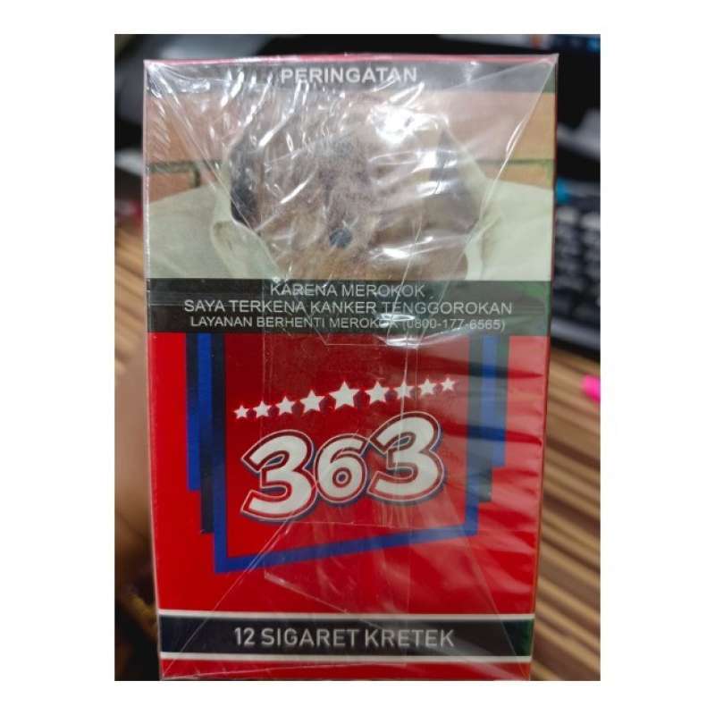 Jual Rokok 363 Sigaret Kretek Merah 12 Btg / 363 Merah ( 10bks/slop) Di ...