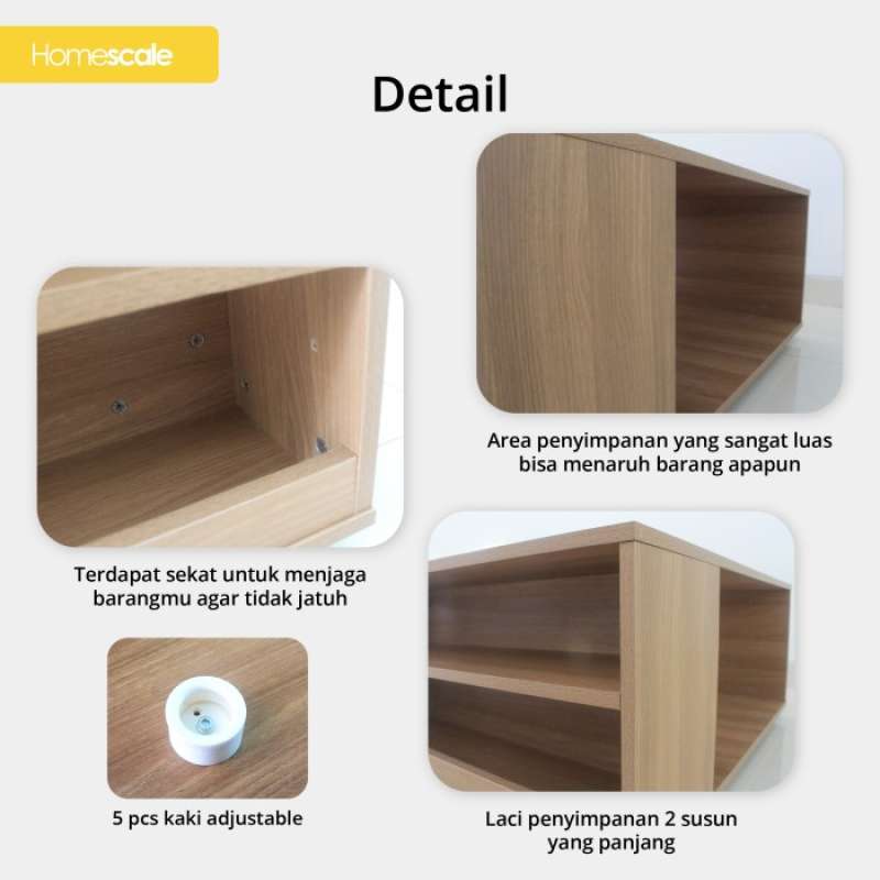 Jual Coffee Table/meja Tamu Fausta Minimalis Ukuran 85 X 85 X 38 Cm Di ...