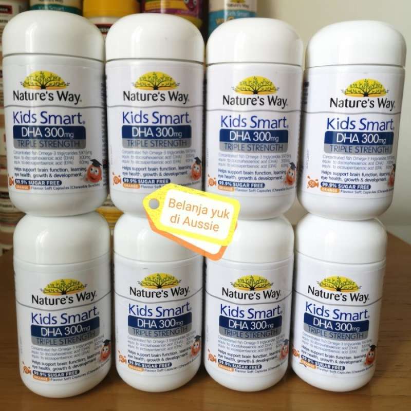 Jual Nature's Way Kids Smart DHA 300mg Triple Strength - 50 Soft ... Jual Nature's Way Kids Smart DHA 300mg Triple Strength - 50 Soft ...
