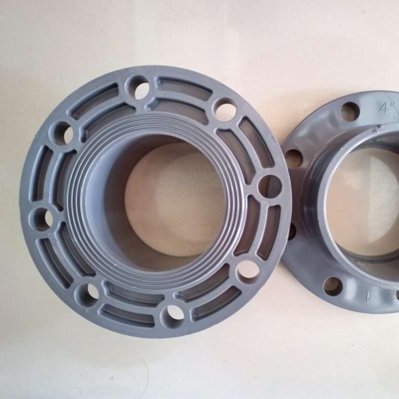 Promo Flange PVC AW 8 inch Stub Flange Fitting PVC Pipa PVC Diskon 23% ...