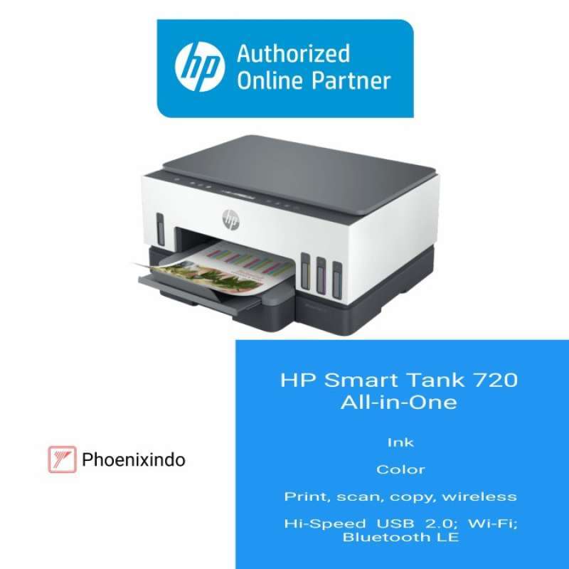 Promo Printer Hp Smart Tank 720 (print,scan,copy,wifi,ble,duplex) Hp720 ...