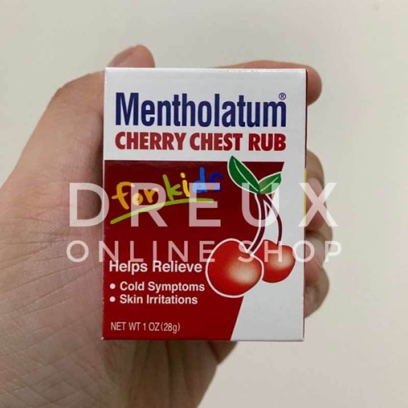 Promo [Import Singapore] Mentholatum Cherry Chest Rub For Kids Ointment ...