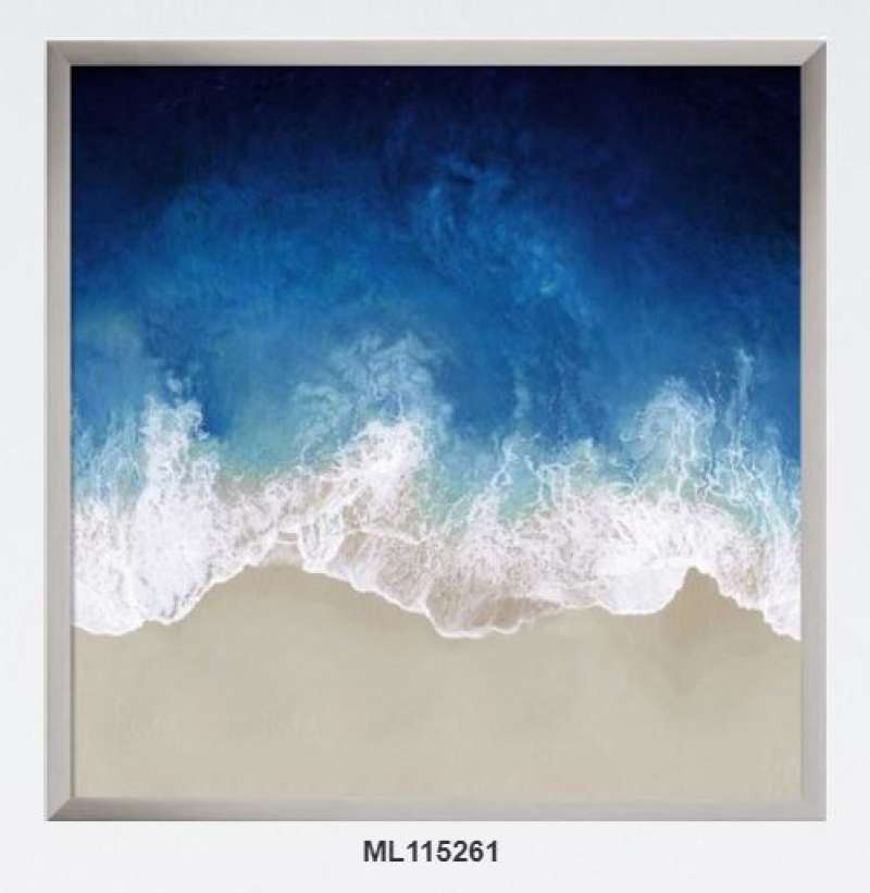 Promo Wall Art Lukisan Abstrak/hiasan Dinding Vacation Series - Ocean ...