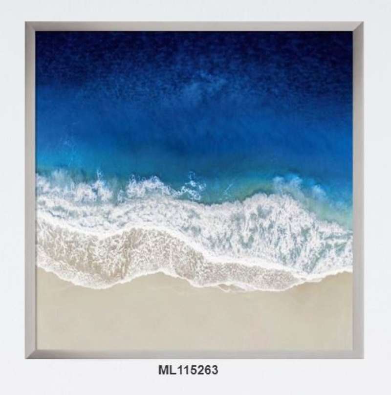 Promo Wall Art Lukisan Abstrak/hiasan Dinding Vacation Series - Ocean ...