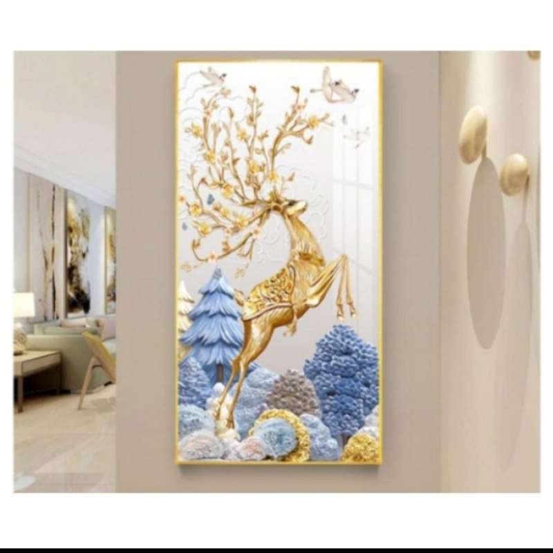 Promo Hiasan Dinding Lukisan Crystal Porcelain D5/Wall Decor Diskon 23% ...