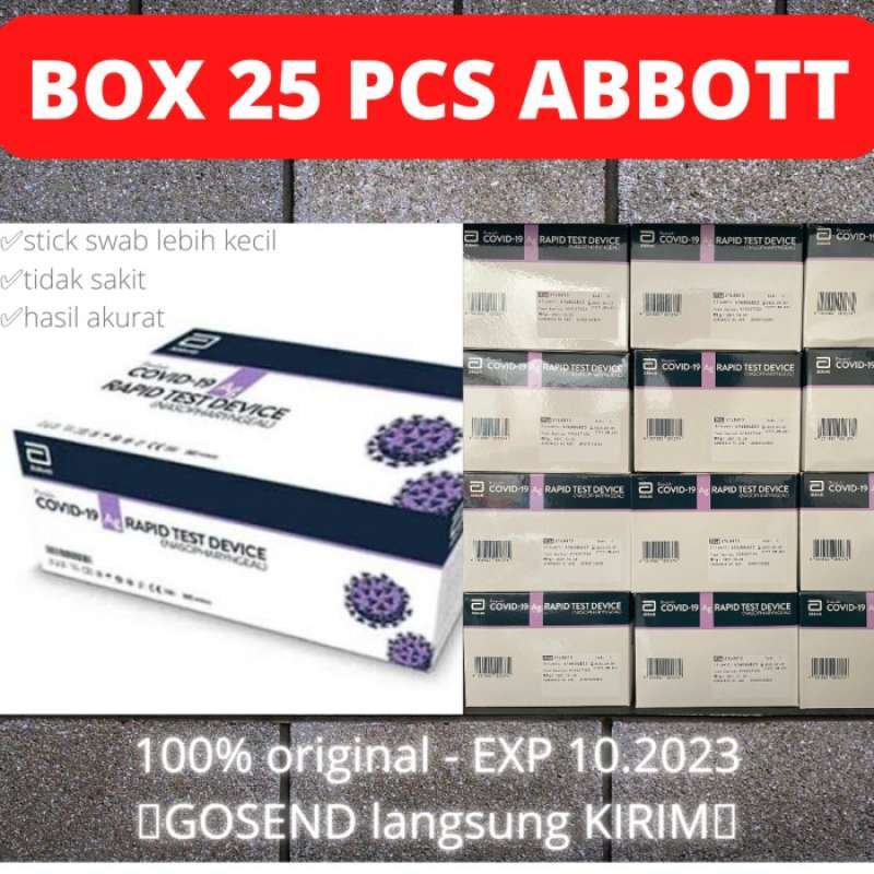 Jual Abbott Antigen Swab Hidung Nasal Naso Bioquick 1 Box di Seller ...