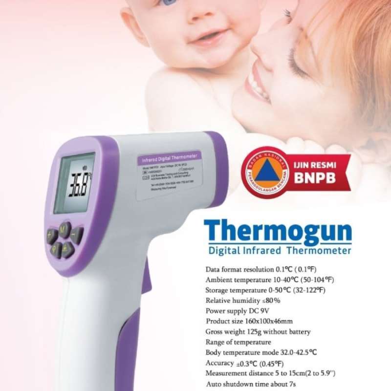 Promo Termogun Termometer Digital Tembak Asli Garansi Lama / Bukan ...