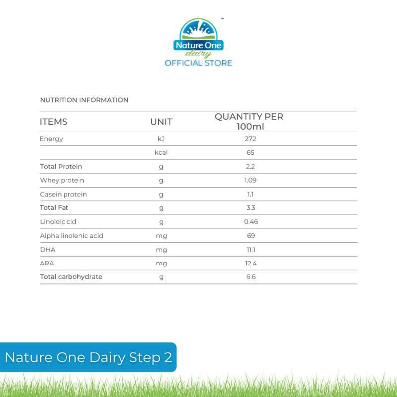 Jual Nature One Dairy Organic Step 2 450gram Susu Di Seller Mom&child ...
