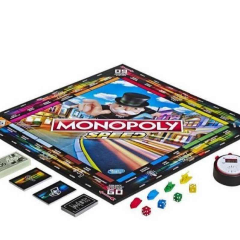 Promo Hasbro Gaming Monopoly Speed Board Game Diskon 33% Di Seller Toys ...