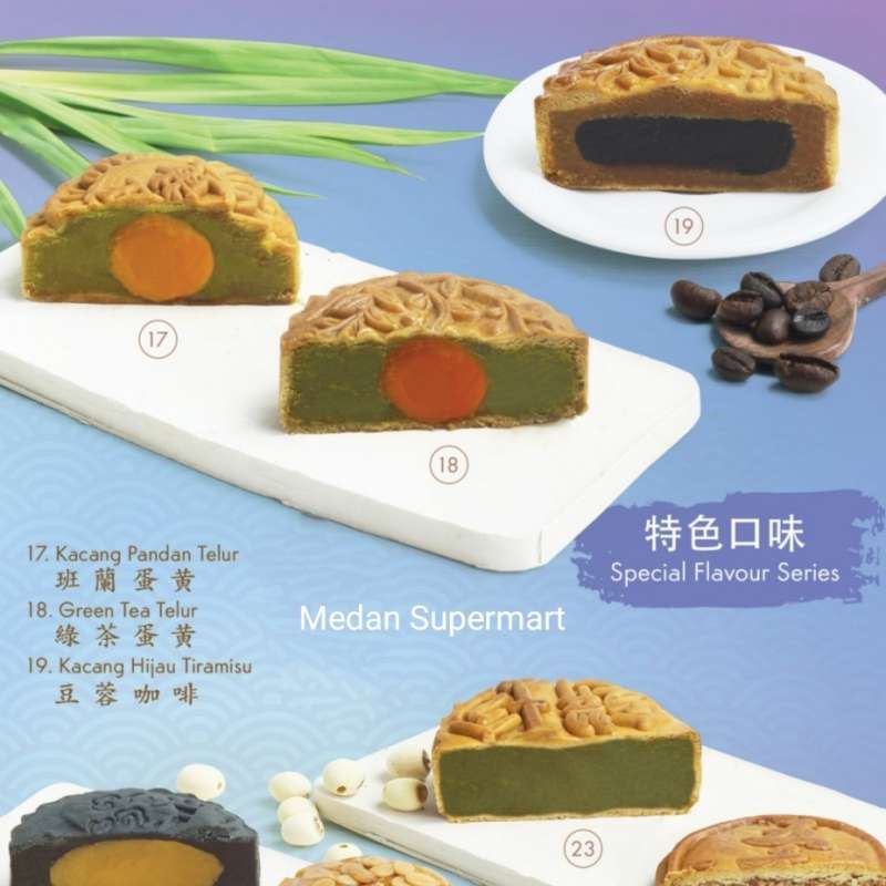 Jual TAMIANG Special Flavour Series MOONCAKE 3 Varian Kacang Pandan ...