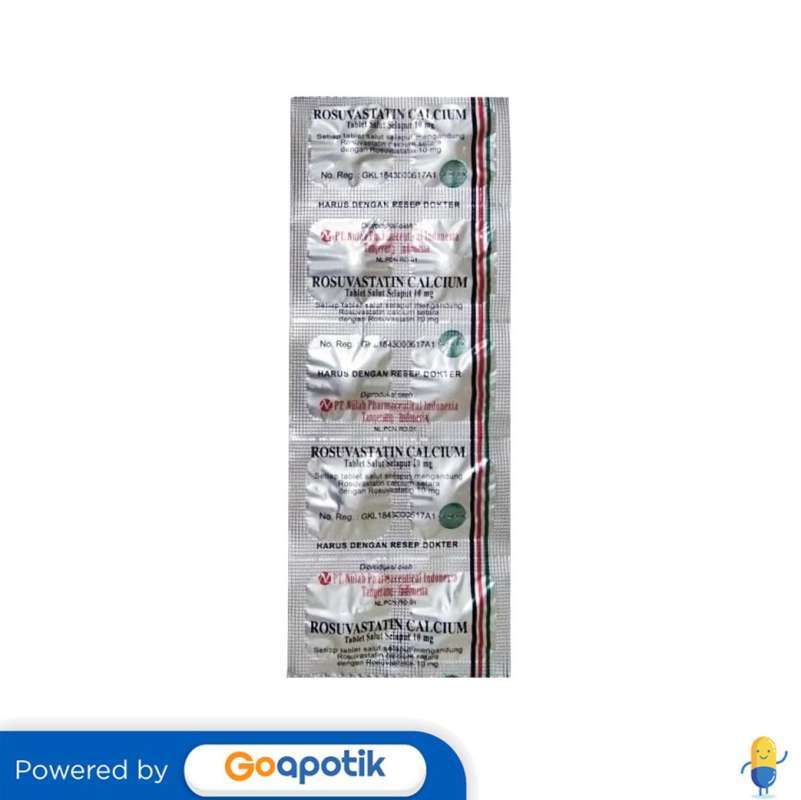 Jual ROSUVASTATIN NULAB 10 MG STRIP 10 TABLET di Seller Apotek Sehat ...